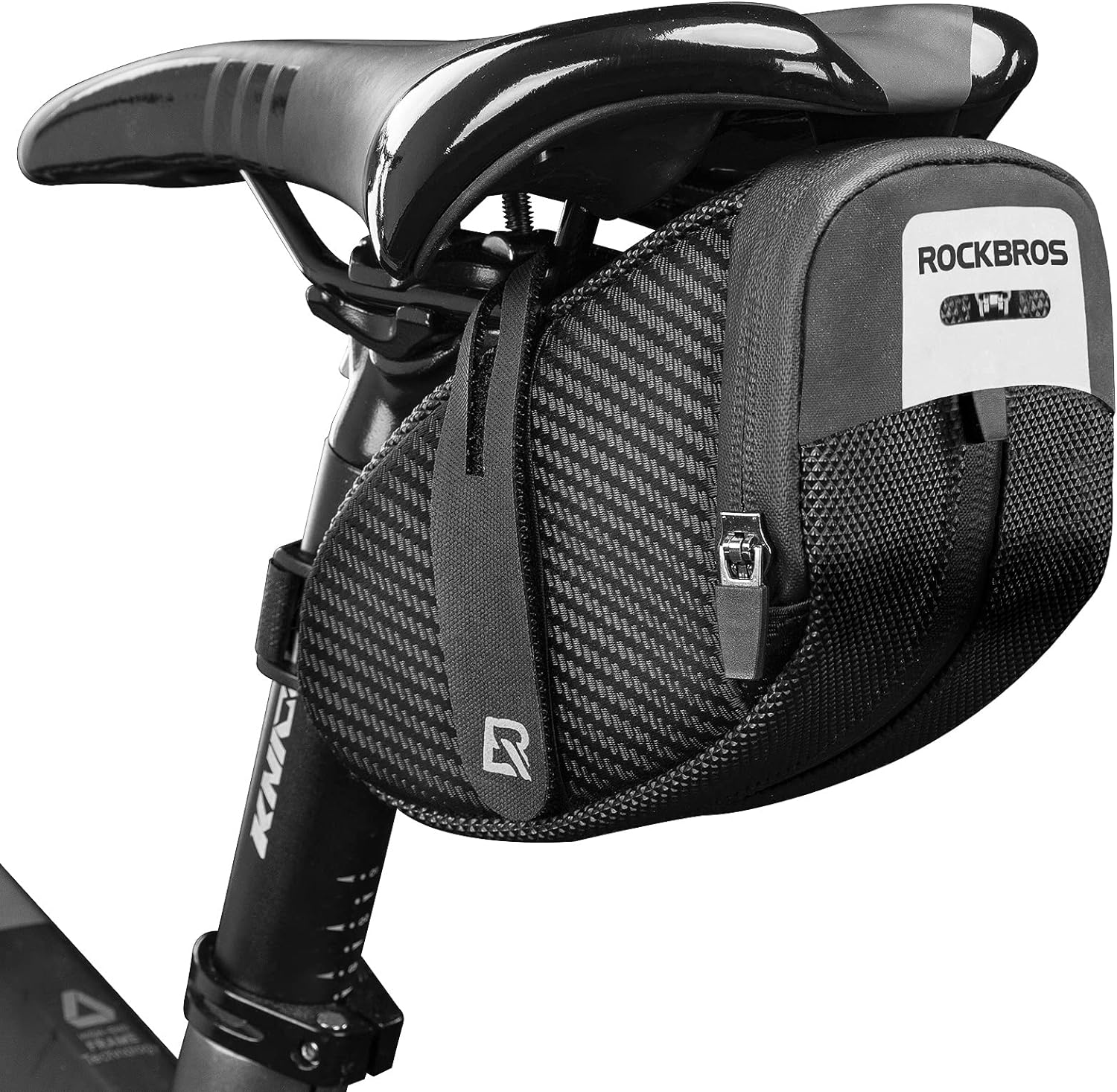 ROCKBROS Bicycle Back Seat Saddle Tail Bags Waterproof Frame Bag B74 ...